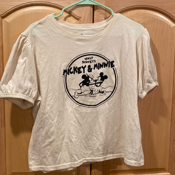 Disney | Tops | Disney Puff Sleeve Tshirt | Poshmark